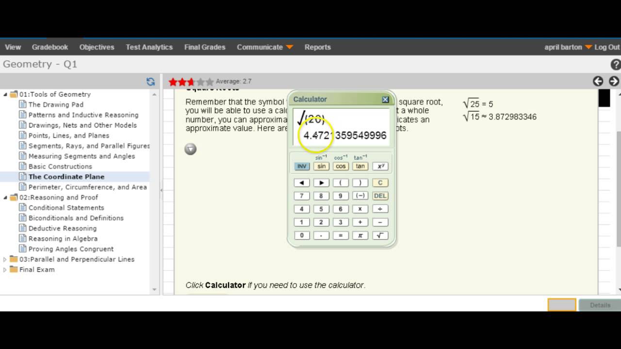 Geometry Q1 - The Coordinate Plane - YouTube
