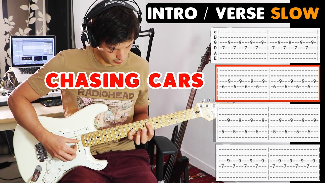 CHASING CARS (Snow Patrol) Guitar Tutorial + Tab - YouTube