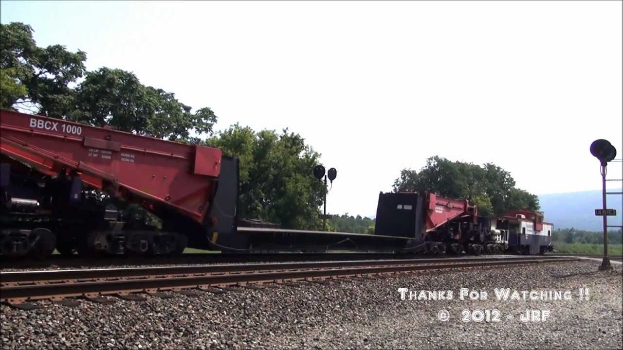 NS 053 with 20-Axle Schnabel Railcar BBCX 1000 - YouTube