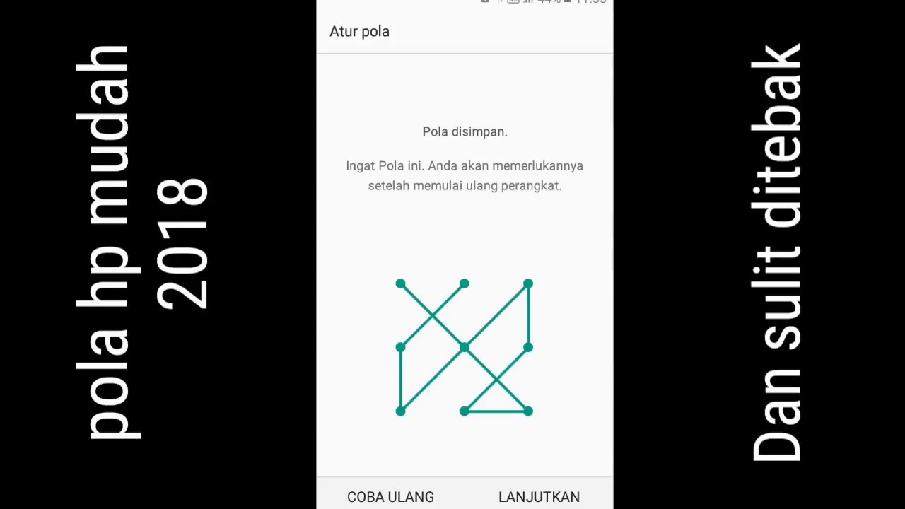 KUMPULAN pola hp mudah dan sulit ditebak - YouTube