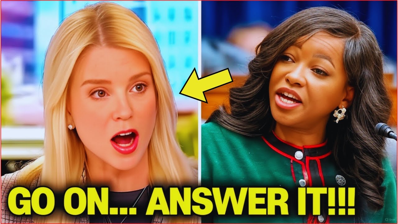 "Trump SNAPS as Jasmine Crockett Unmasks Pam Bondi’s Dark Secret in ...