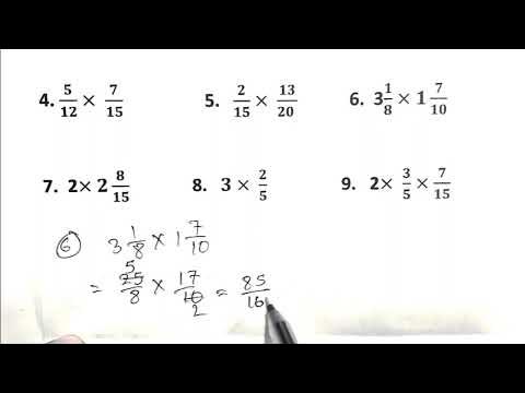 How to multiply of fractions easy way// - YouTube