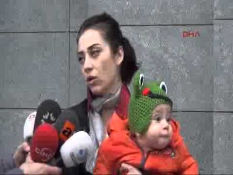 Yedi aylık bebeği ile duruşmaya girdi