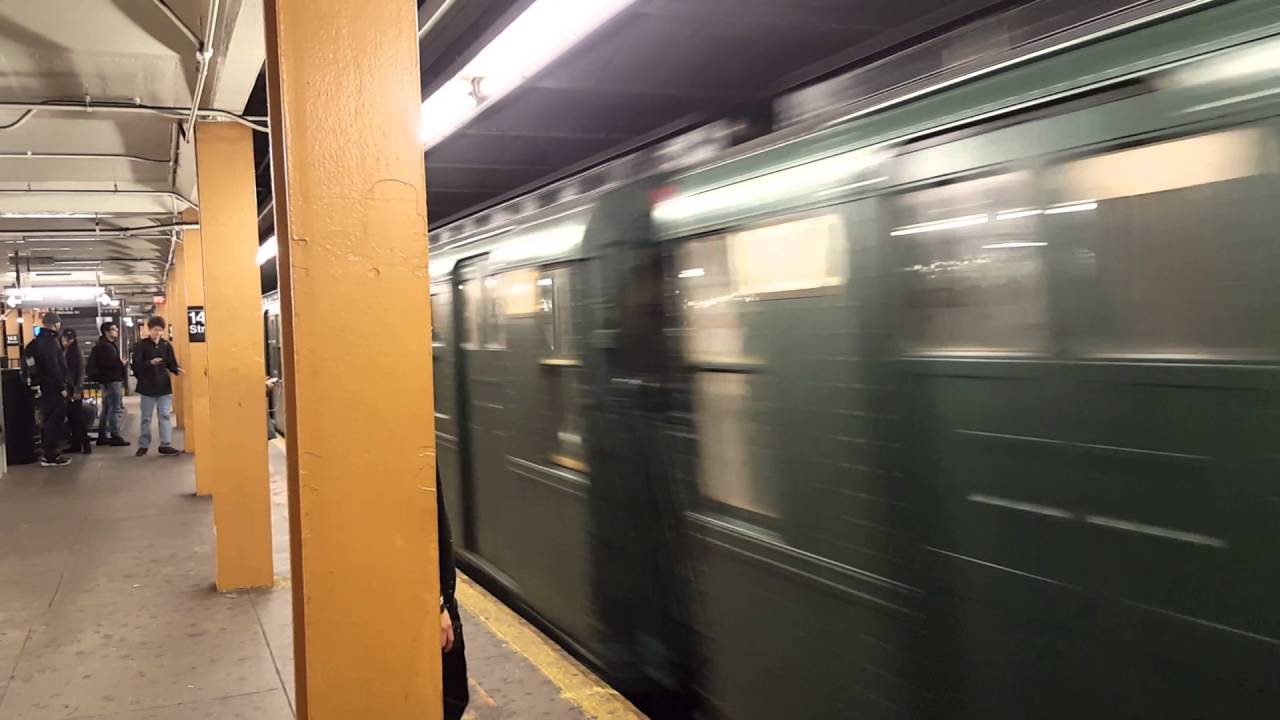 MTA New York City Subway 1932 American Car Foundry R1-9 Bypassing 145th ...