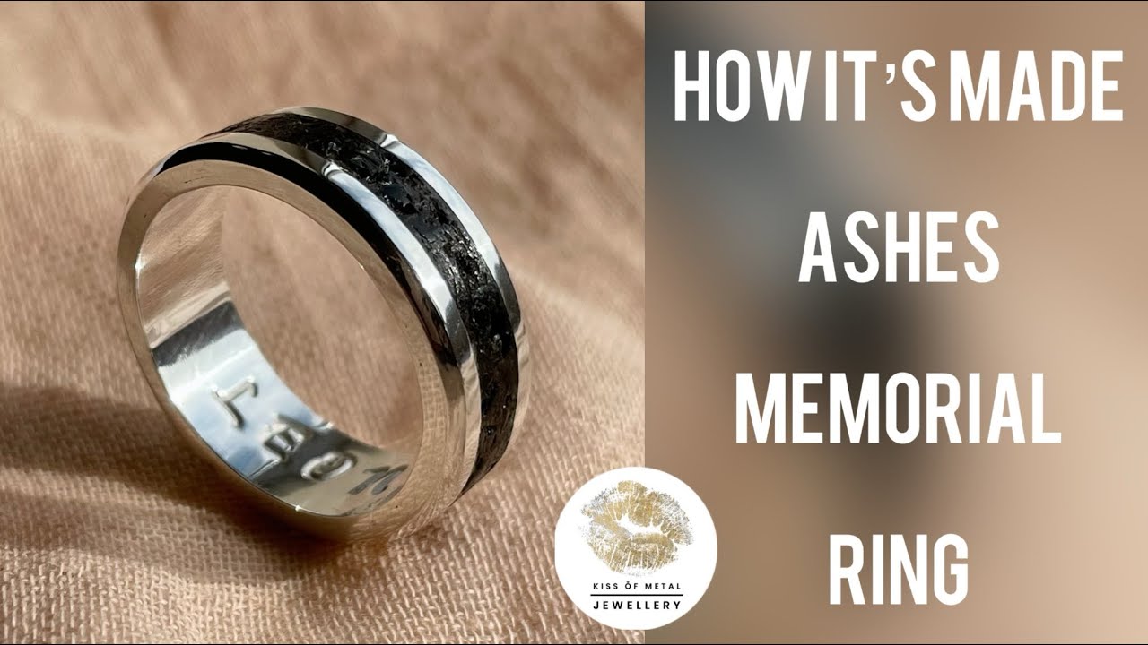 How it’s made | Ashes memorial ring | Handmade silver jewellery - YouTube