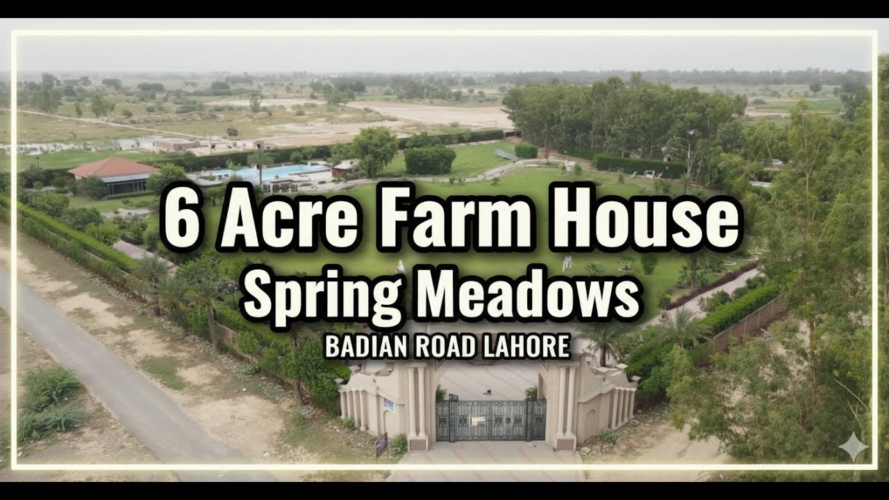 Bukhari Farm House Tour | Rasheed Builders Lahore| 6 Acre Farm House ...