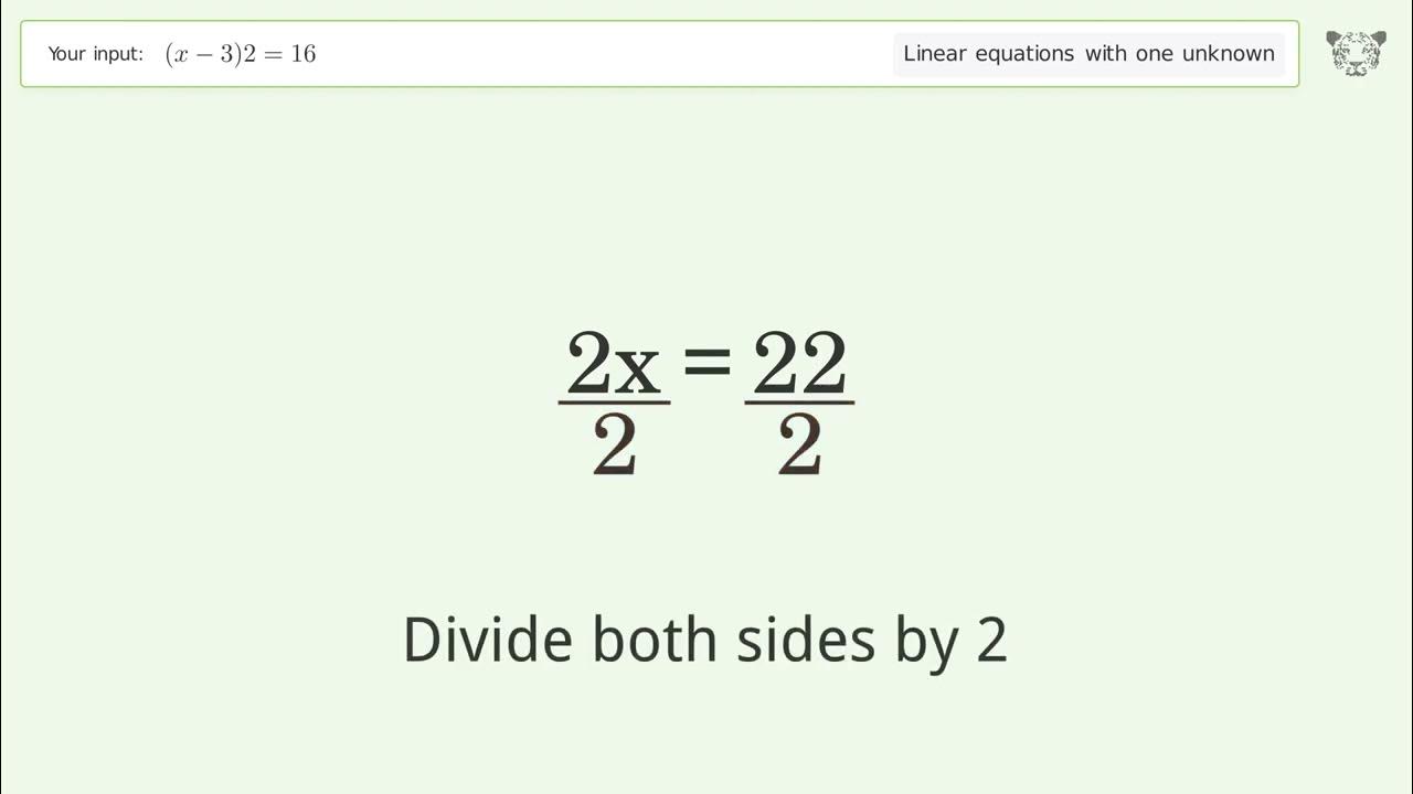 linear-equation-with-one-unknown-solve-x-3-2-16-step-by-step-solution