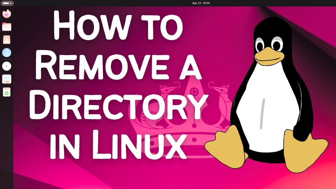 How to Remove a Directory in Linux Terminal - YouTube