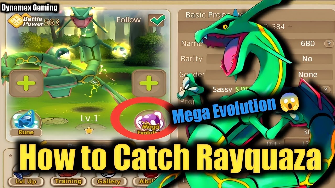 How to catch Rayquaza 🔥with best moves, ability, nature, rune setup in ...