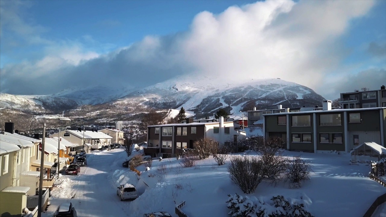 Mavic Pro Footage - Winter in Narvik - YouTube