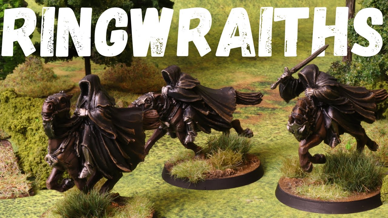 How to paint Ringwraiths for MESBG! - YouTube