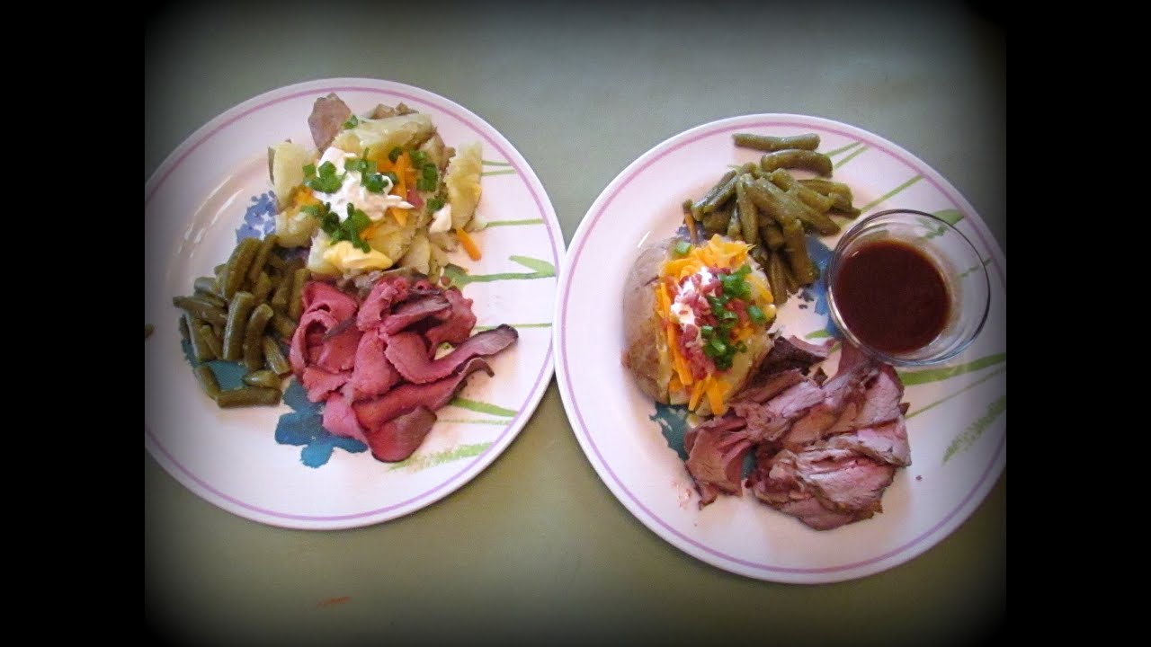 This is HOW WE DO IT basic Rare / Medium Rare Roast beef in the oven ...