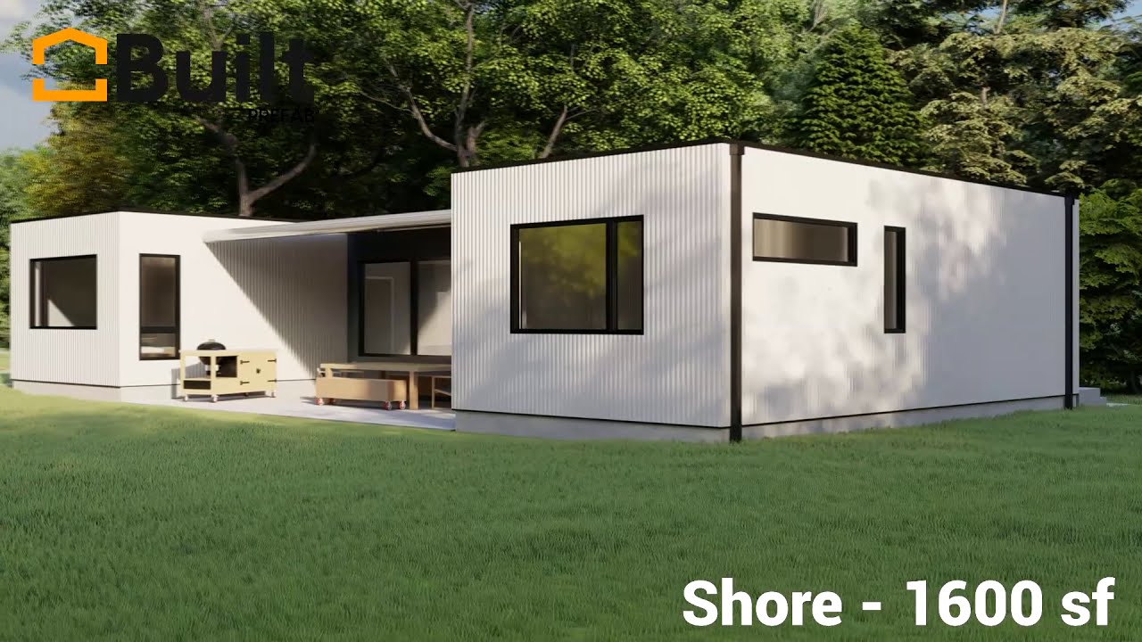 Built Prefab - Shore 1600 sf - YouTube