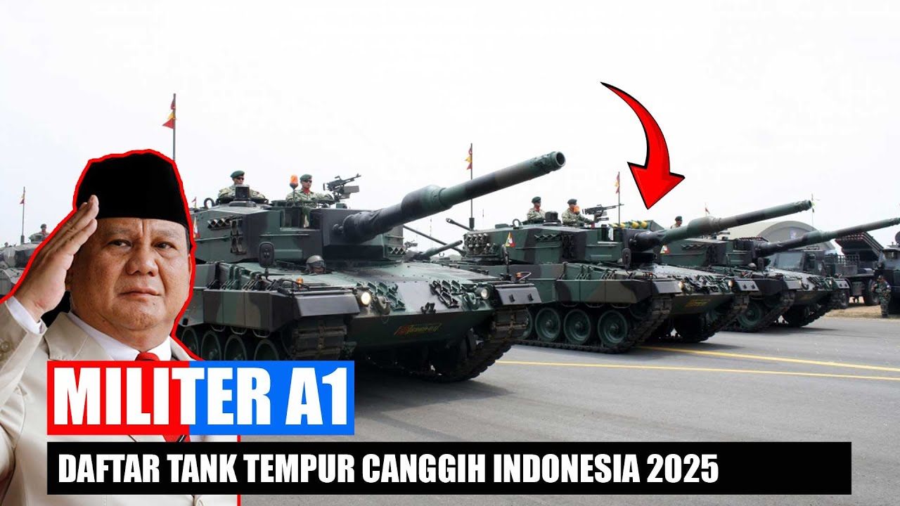 WAJIB TAHU! 😱 Daftar Tank Tempur Canggih Indonesia 2025! Kekuatan Darat ...