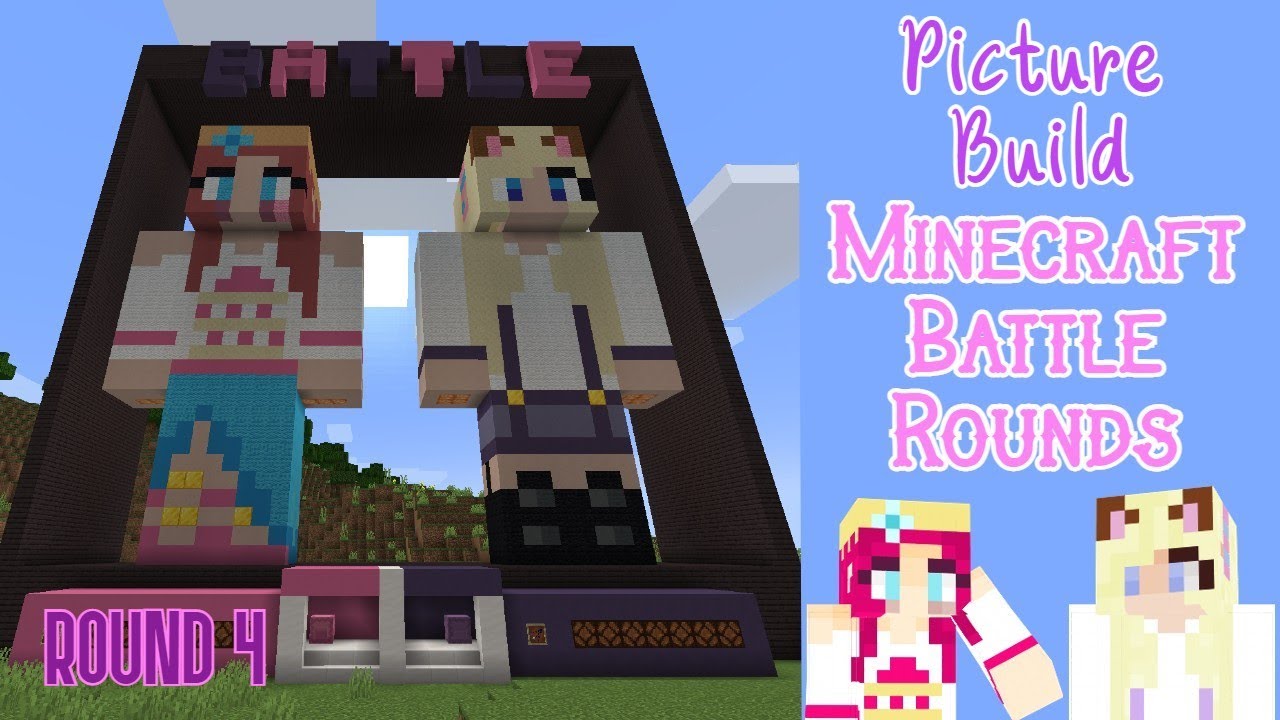 Minecraft Battle Rounds Round 4: Picture Build - YouTube