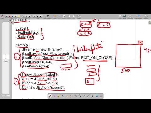Swing 1: Creating GUI application using swing - YouTube