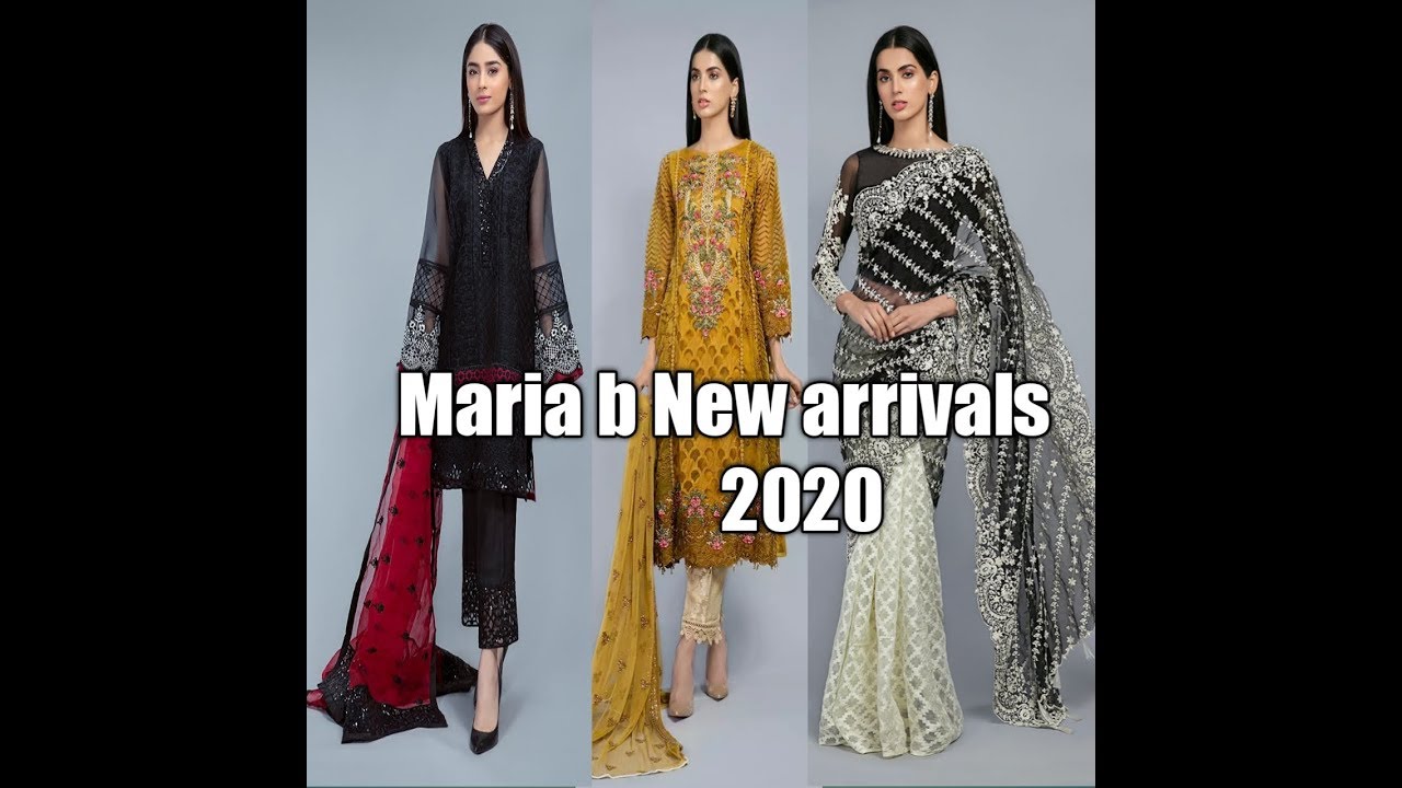 Maria b New chiffon collection || Maria b 2020 || Maria b party wear ...