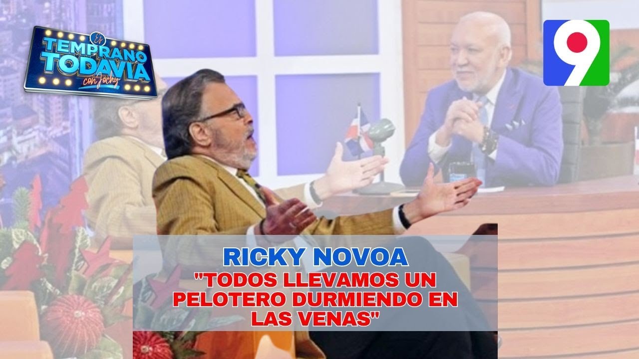 Ricky Noboa: “Todos llevamos un pelotero durmiendo en las venas” | Es ...
