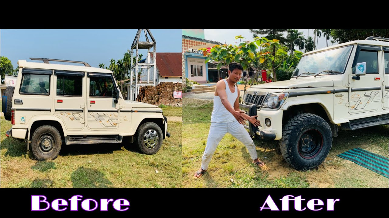 Mahindra bolero power plus modification | Best Mud tyre | Pros & cons ...