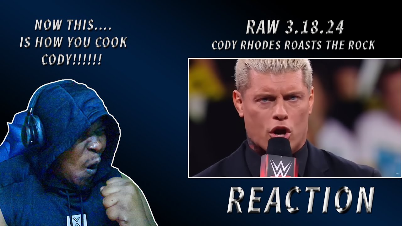 NOW THIS IS HOW YOU SUPPOSE TO COOK CODY!!!! | Cody Rhodes Roast The ...