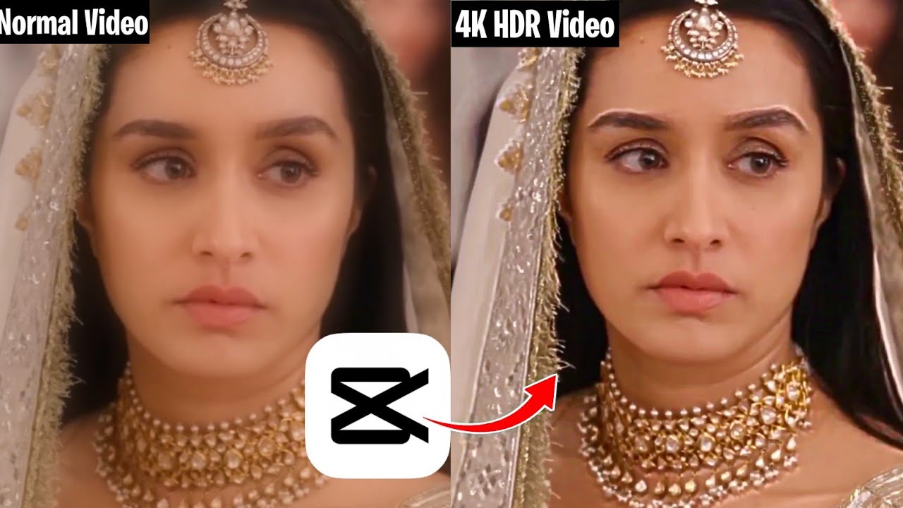 4K HDR CC Editing In Capcut || How to Convert Low Quality To 4K Quality Video | Capcut Video ...