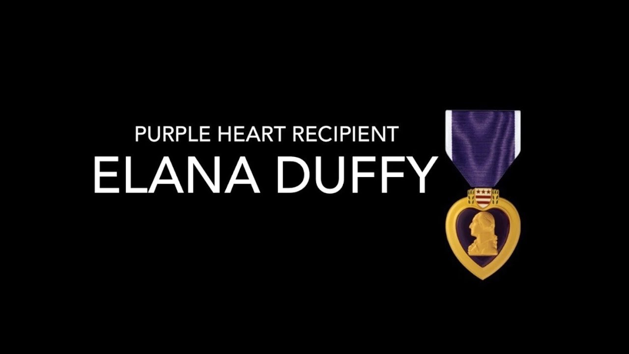 Purple Heart Recipient Elana Duffy - YouTube