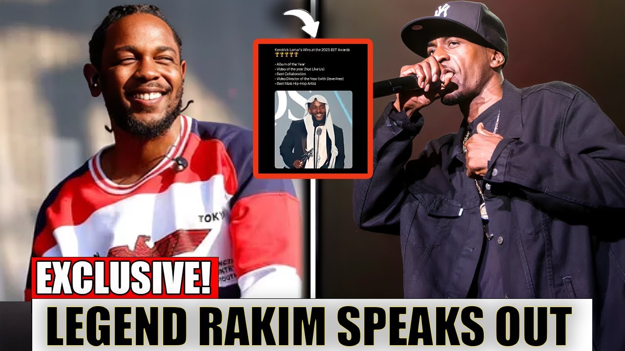 Rakim Breaks His Silence on Kendrick — Calls Him the Only One Brave ...