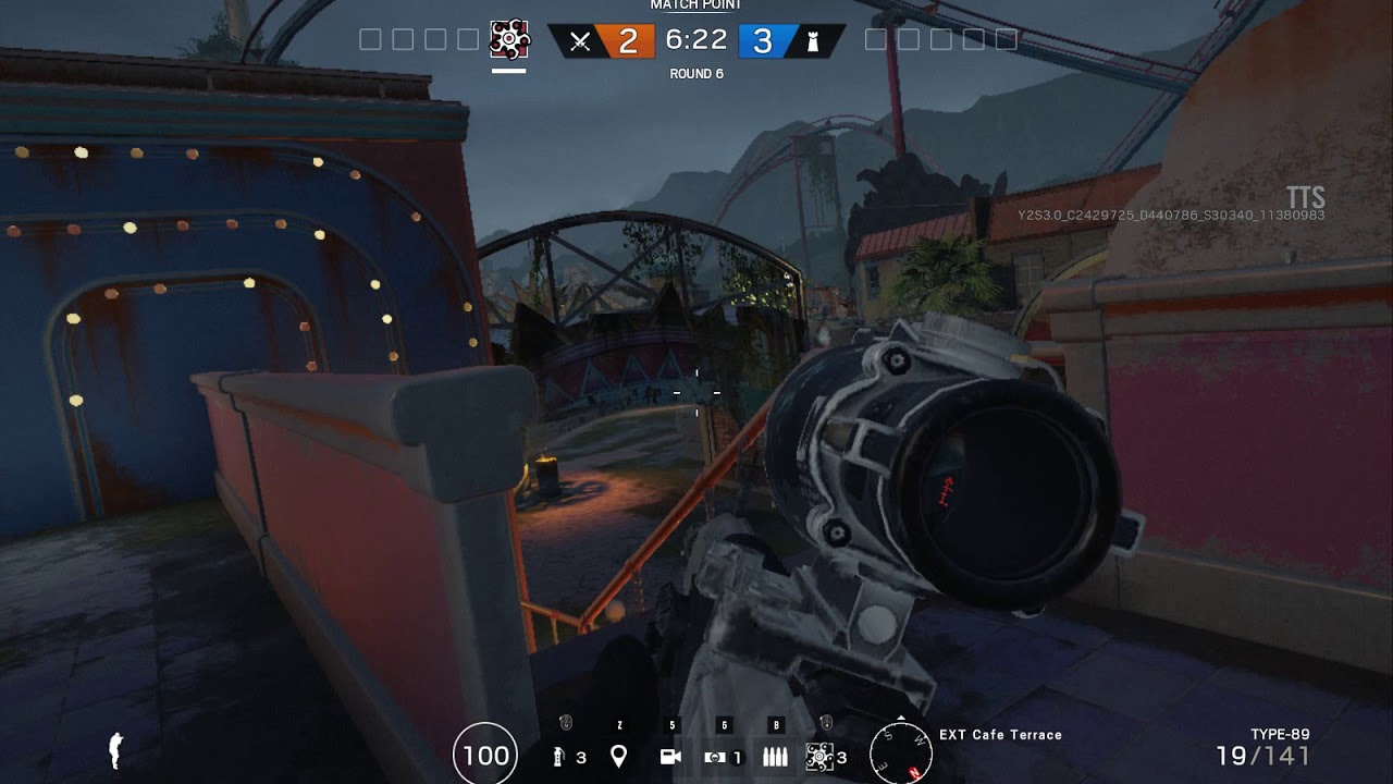 Spawn peeking spots -Theme Park- Rainbow Six: Siege - YouTube