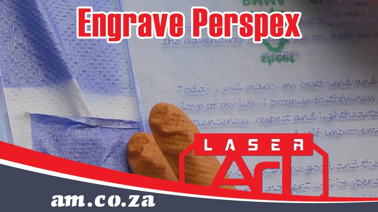 Perspex Engraved on Laser with Acrylic Spray Paint for Colouring Step ...