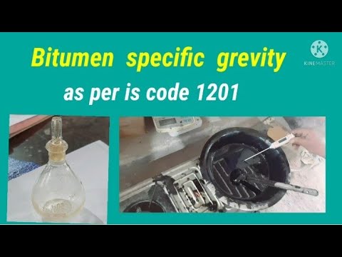 Bitumen specific grevity test with pycnometer 50ml as per is code 1201 ...