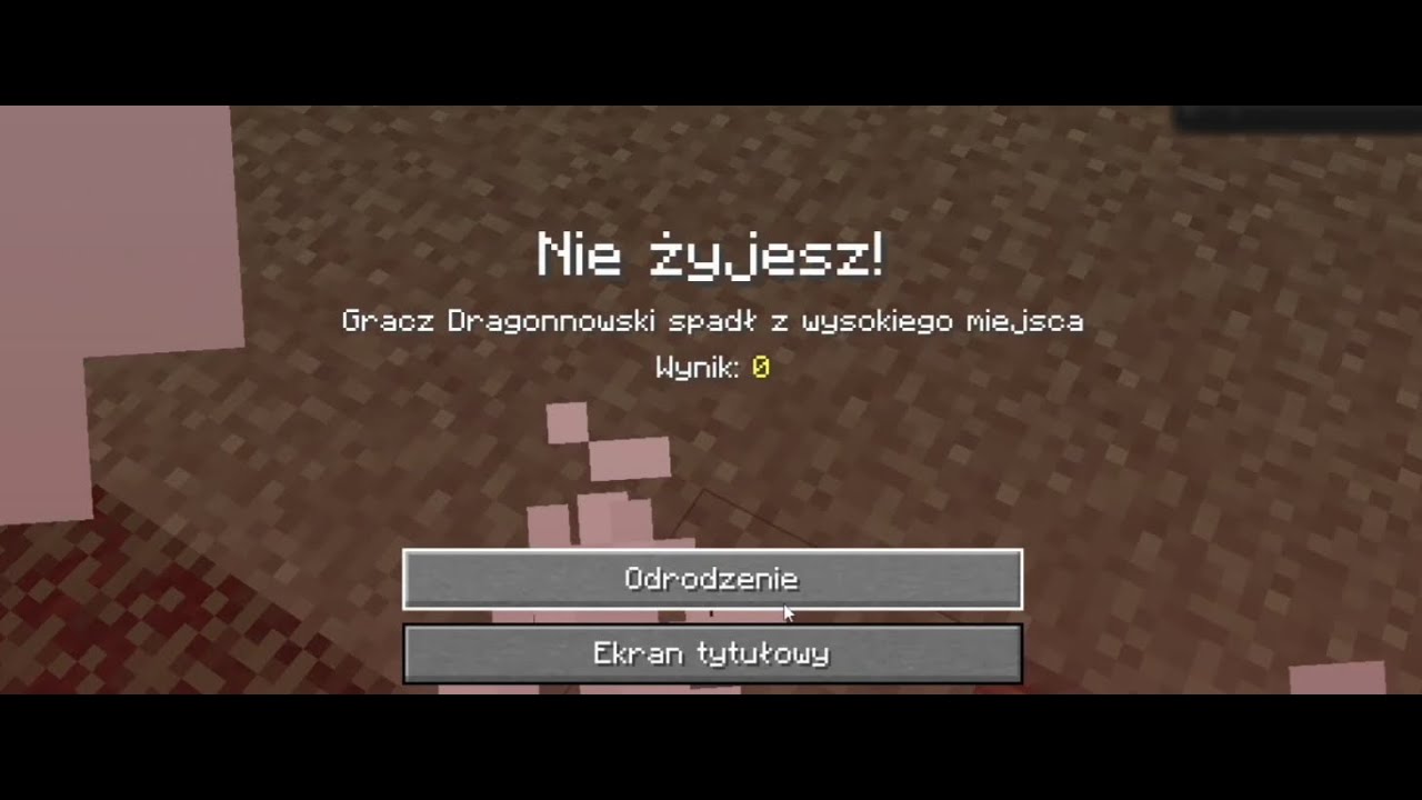 jak zginąć w minecraft java edition - YouTube