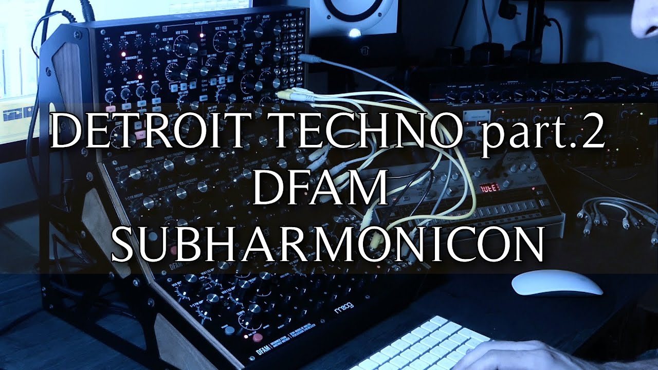 detroit techno dfam and subharmonicon - YouTube