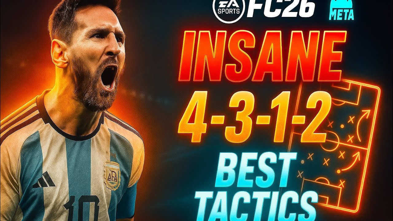 🚨 INSANE 4-3-1-2 META TACTICS in FC26 | BROKEN Setup To Win More Games ...