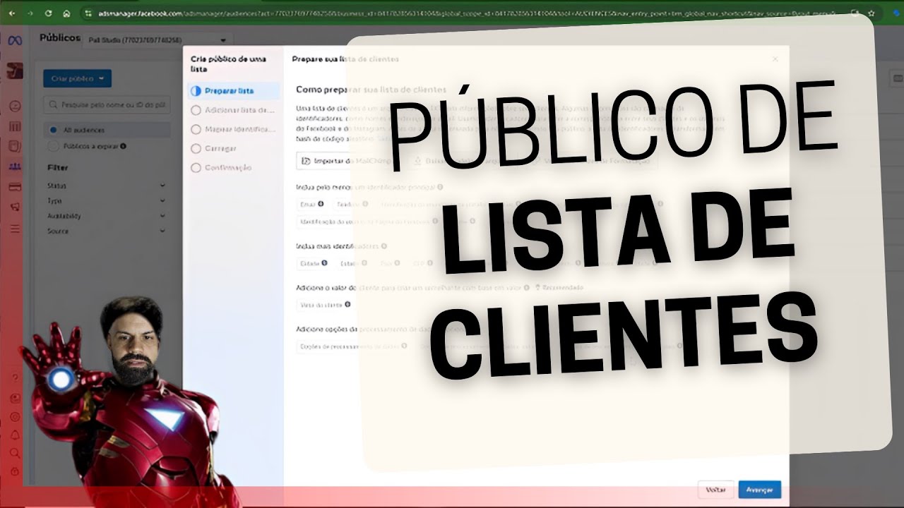 Como criar um Público de LISTA DE CLIENTES (Meta Ads 2024) I Rick ...