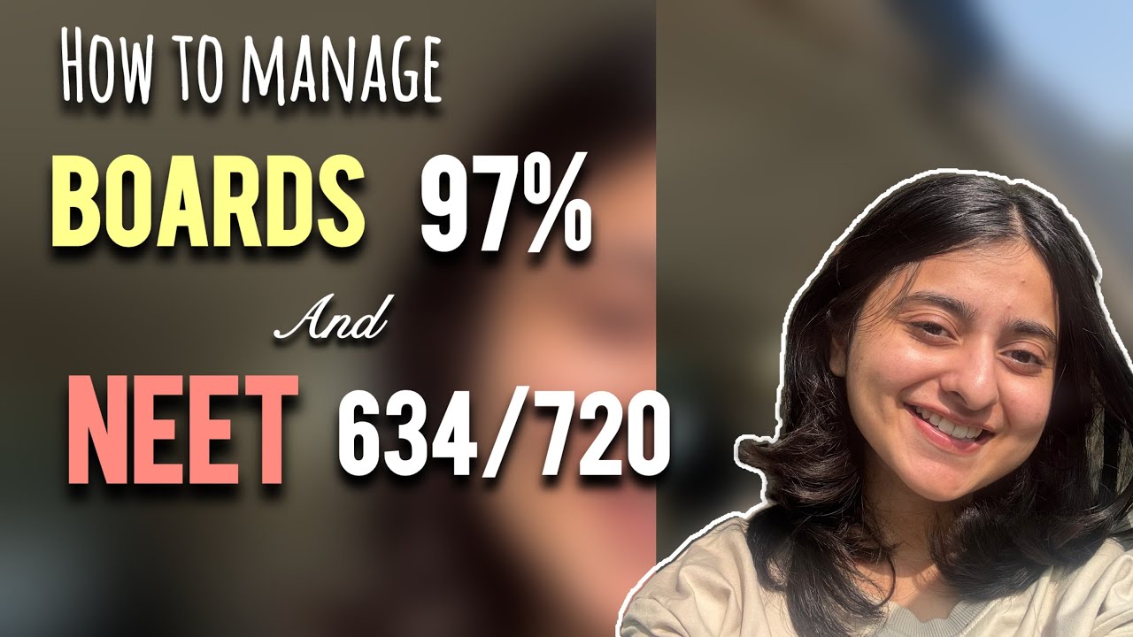 HOW I HANDLED BOARDS WITH MY NEET PREPARATION??? - YouTube