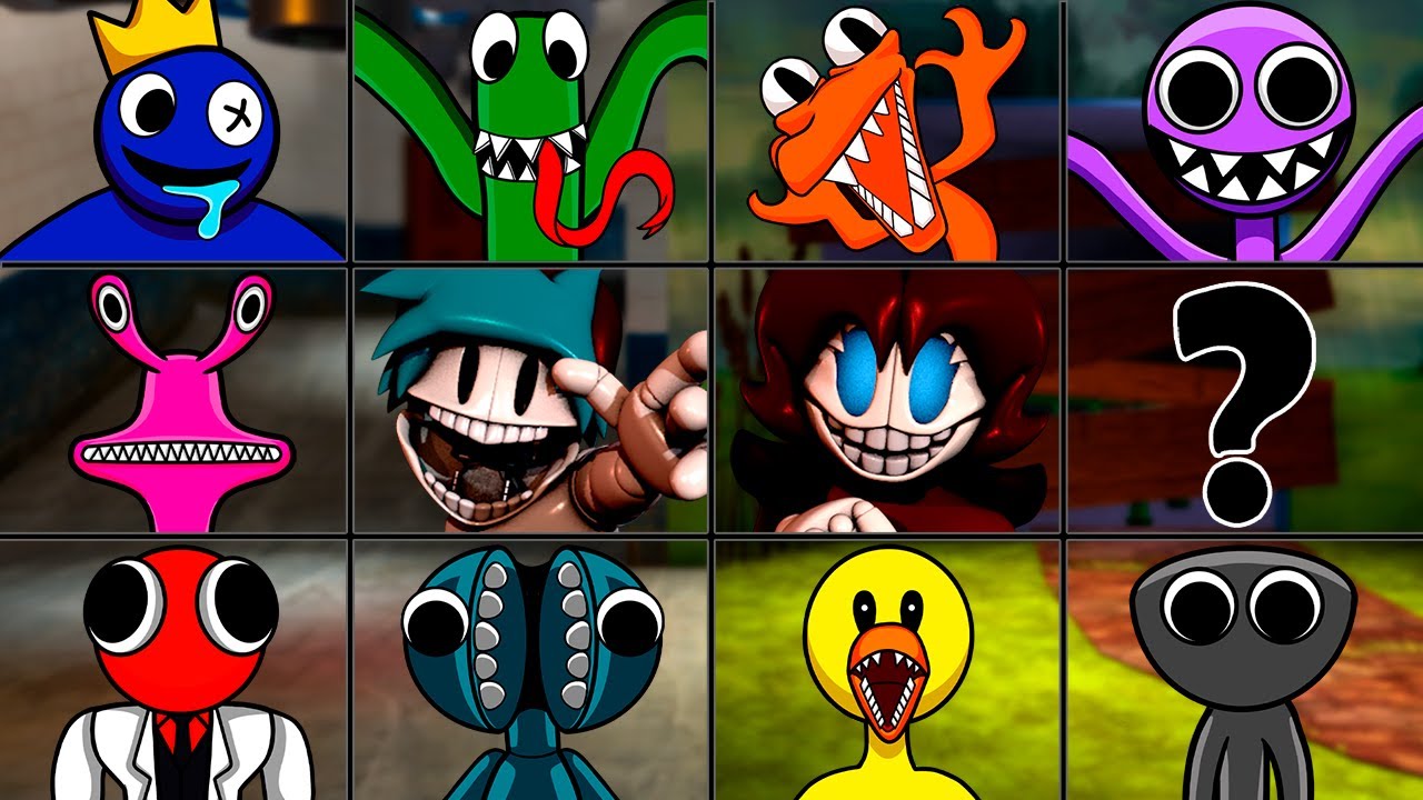 Rainbow Friends VS Animatronic BF & GF but | Friday Night Funkin Mod ...