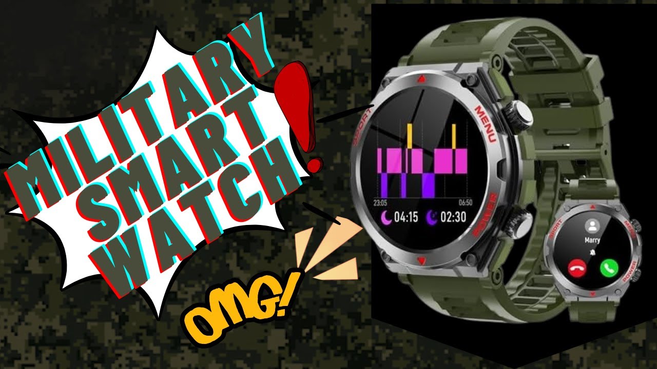 "Top Military Smartwatch: Text, Calls, Health Tracking & More!" - YouTube