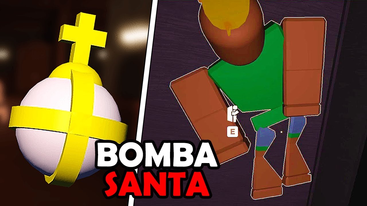VEJA o PODER DA BOMBA SANTA no SUPER HARD MODE do DOORS ROBLOX - YouTube
