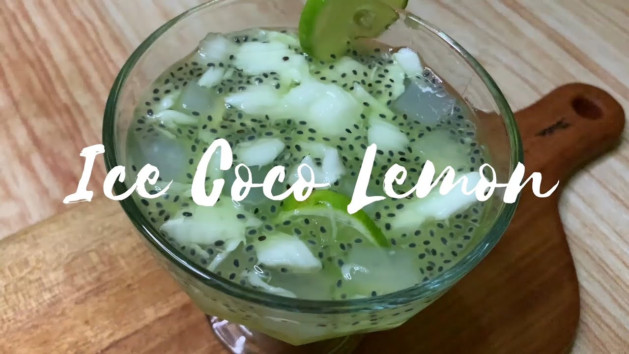 Resep Segar Ice Coco Lemon (ICE COCO LEMON) - YouTube
