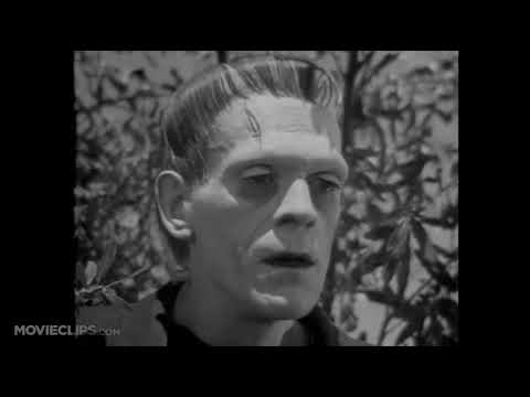 Frankenstein 68 Movie CLIP The Monster Befriends Maria 1931 HD - YouTube