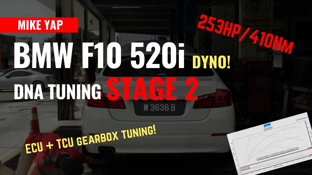 BMW 520i STAGE 2! | DNA TUNING | DYNO - YouTube