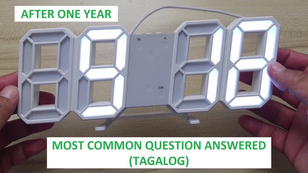 3D Led Clock After One Year And Common Question Answered Tagalog 3d-led-clock-after-one-year-and-common-question-answered-tagalog
