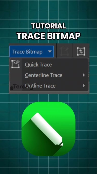 tutorial trace bitmap di coreldraw #tutorial #tracebitmap #coreldraw # ...