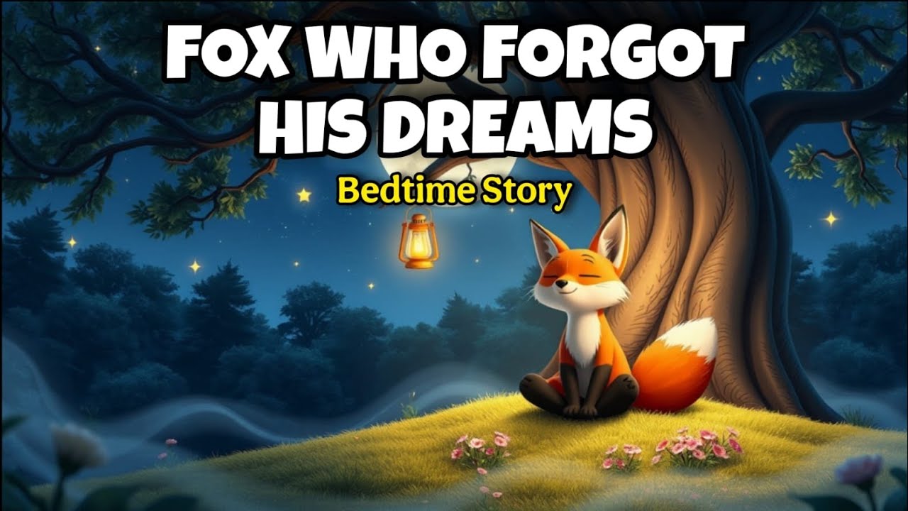 🦊 The Fox Who Forgot His Dreams 🦊🌌 Cozy Bedtime Tale for Calm Sleep 💤 ...
