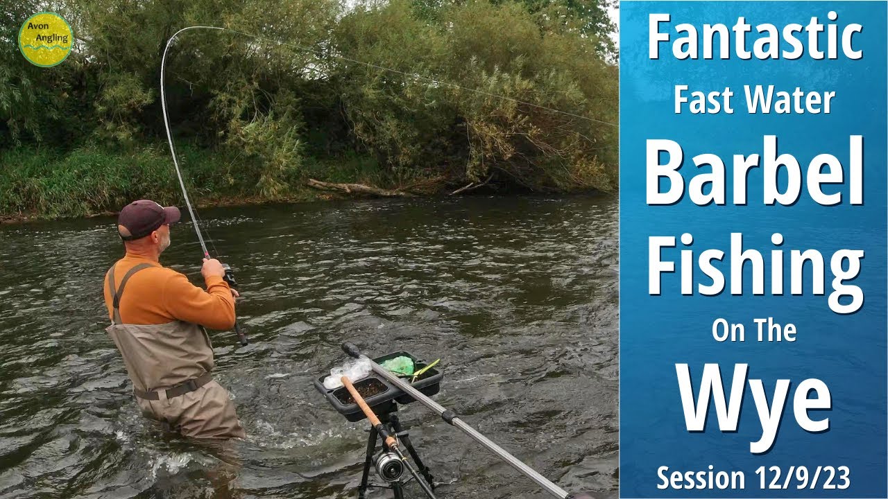 Barbel On The River Wye - Fantastic Fast Water Float Fishing - Stick ...