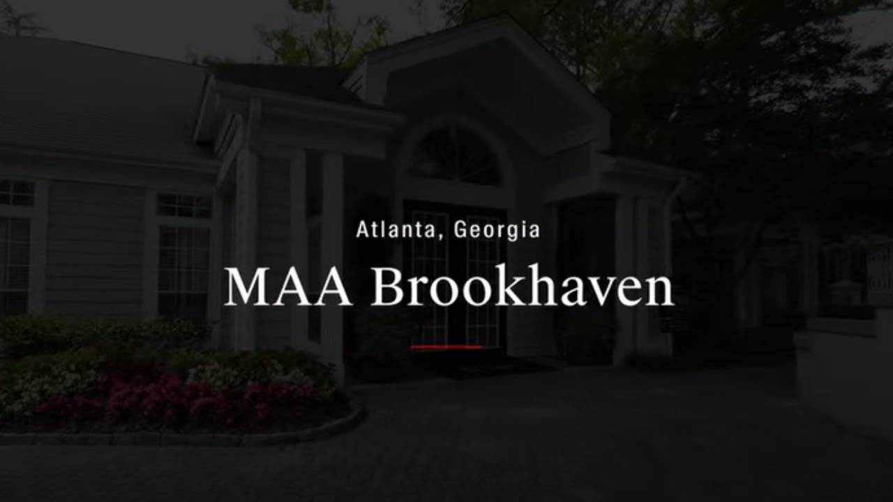 Tour MAA Brookhaven Luxury Apartments - YouTube