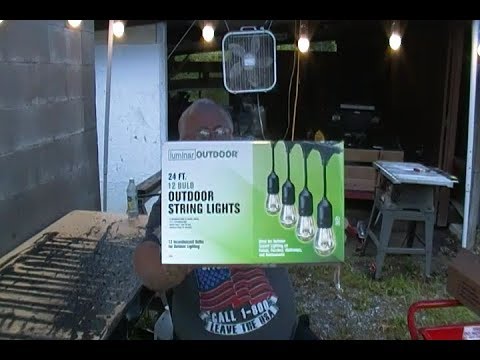PawPaw Reviews Harbor Freight's Outdoor Light Set #63483 - YouTube