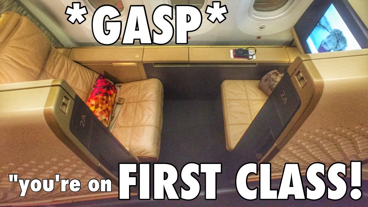 Etihad FIRST CLASS Suite on the Dreamliner - YouTube