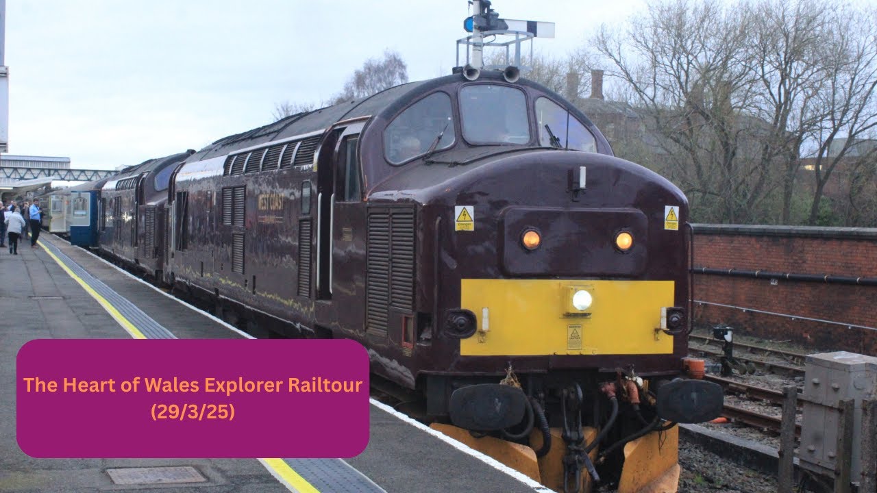 The Heart of Wales Explorer Railtour - YouTube
