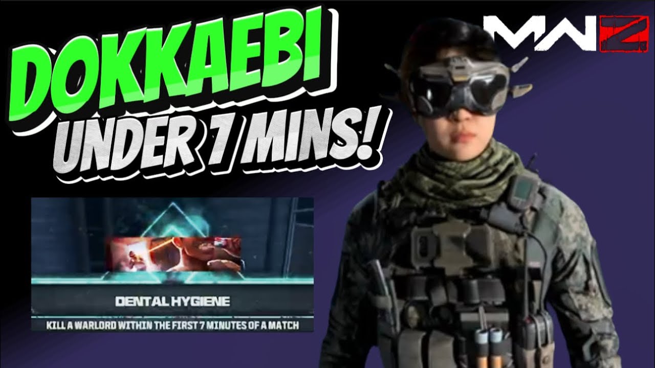 MWZ How To Unlock Dental Hygiene Calling Card MW3 Dokkaebi Warlord # ...